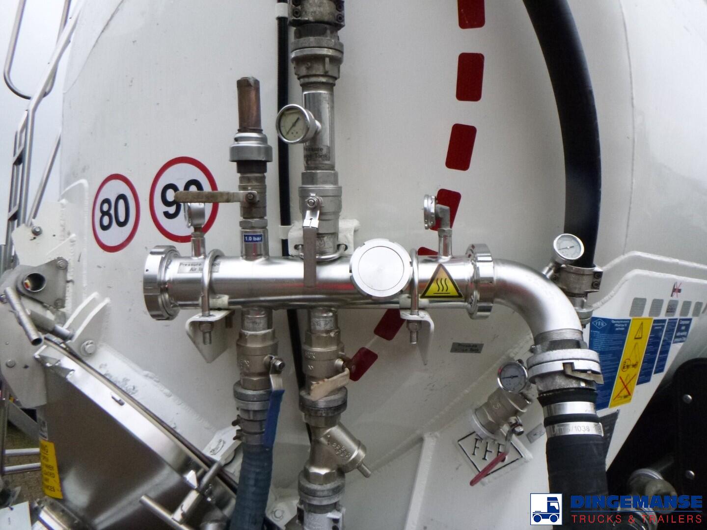 Feldbinder Powder tank alu 63 m3 (tipping) | Tankoplegger ...